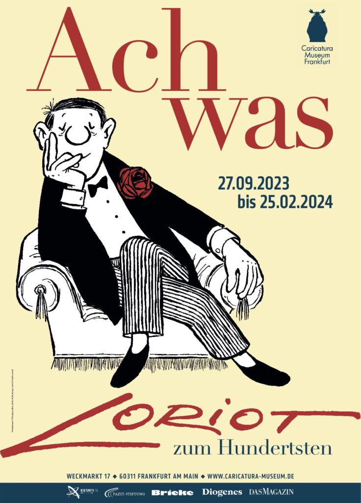 Ausstellung: „Ach was! Loriot zum Hundertsten“ im Caricatura Museum ...